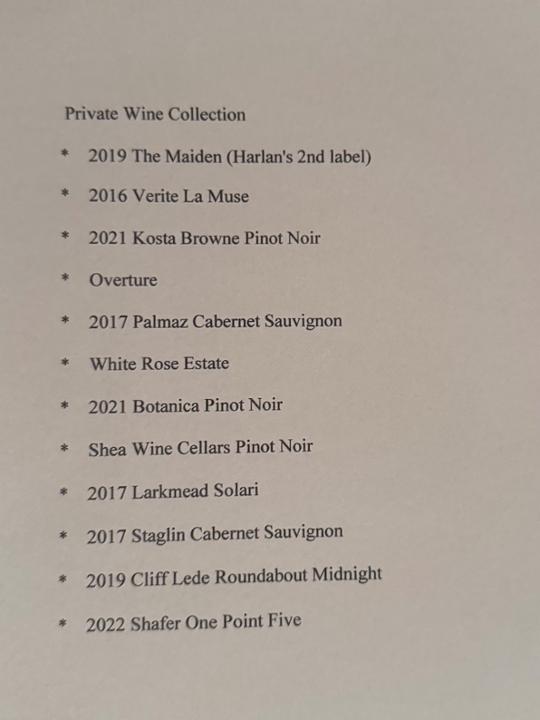 Wines from Private Collectors | Powered by Givergy