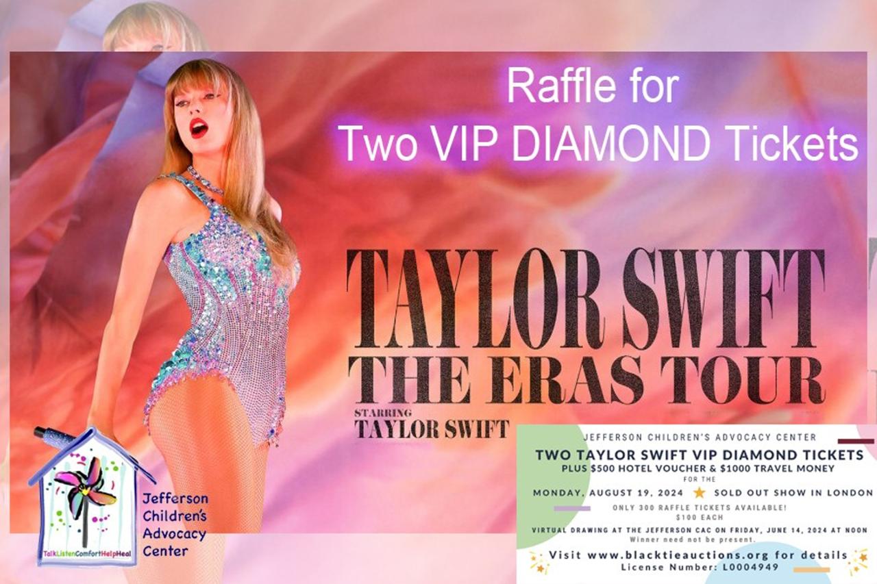**Taylor Swift VIP Raffle Ticket** | Powered by Givergy