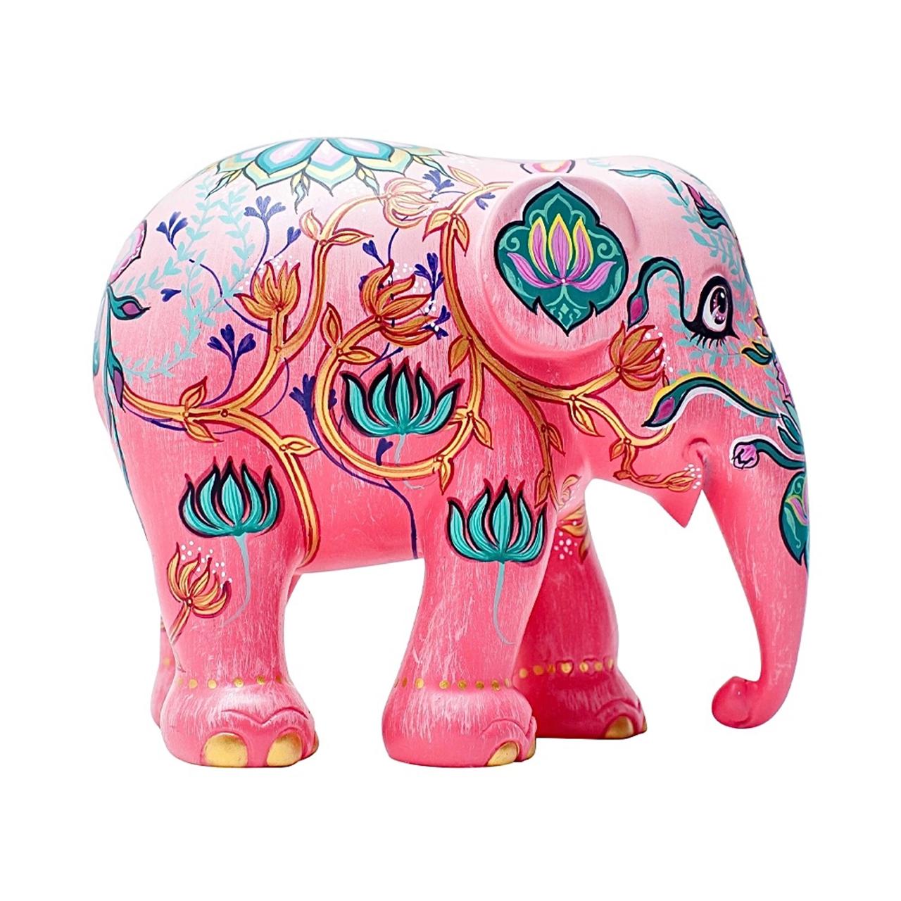 Elephant Parade Statue **AMANSARA** (Lotus Motif) | Powered by Givergy