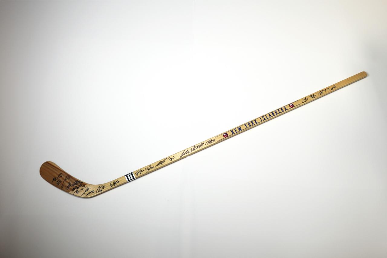 Signed NY Islanders hockey stick | Powered by Givergy