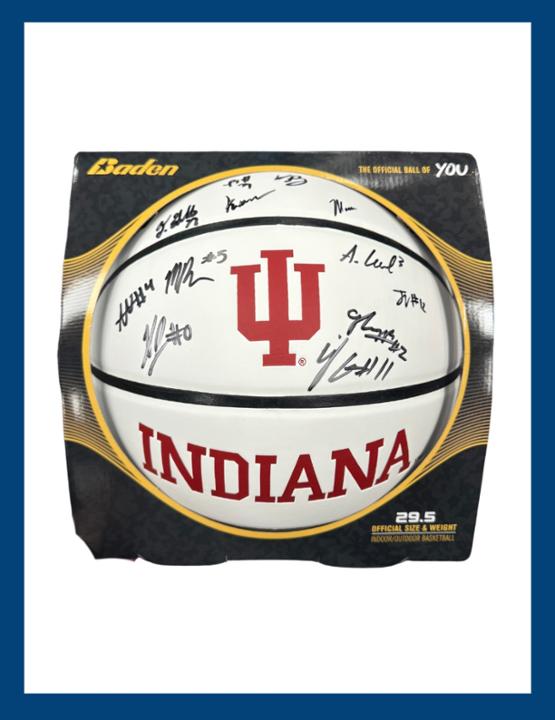 IU Men's Autographed Basketball | Powered by Givergy