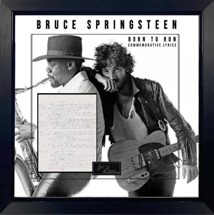 Bruce Springsteen Hand-Written Lyrics | Powered by Givergy