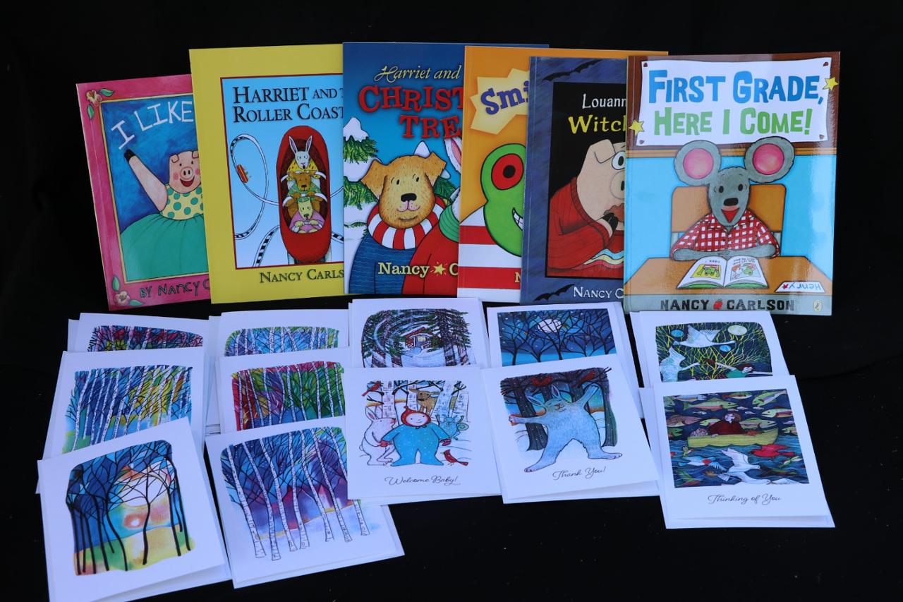 Picture books and cards by Nancy Carlson | Powered by Givergy