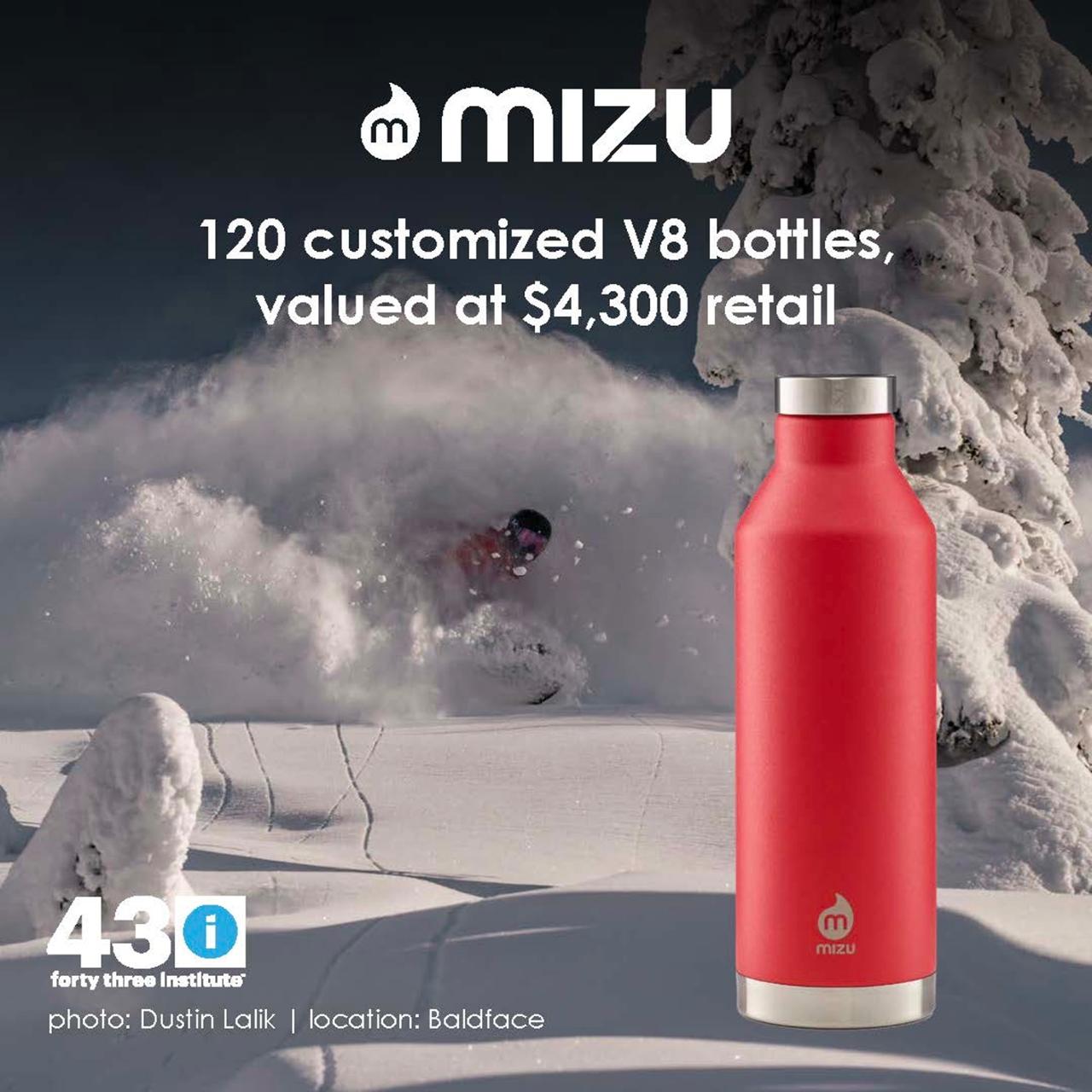 **Custom Mizu V8 Bottle Package** | Powered by Givergy
