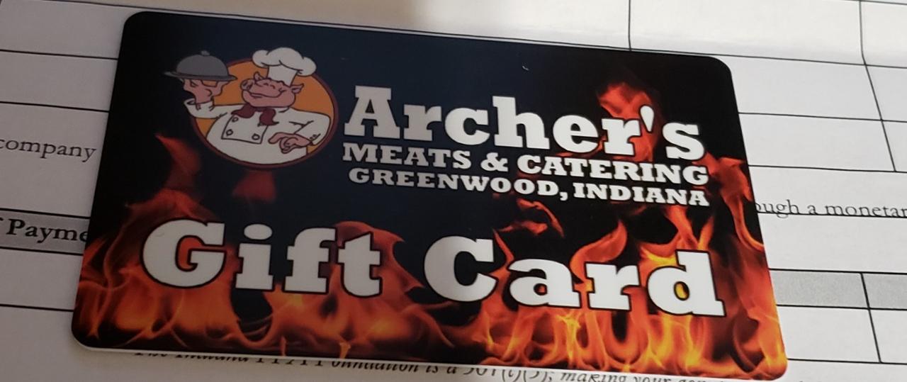 **Archers Meats Gift Certificate** | Powered by Givergy