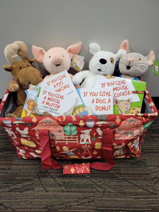 Fun Farmyard Book Bag, Books & Stuffies! | Powered by Givergy