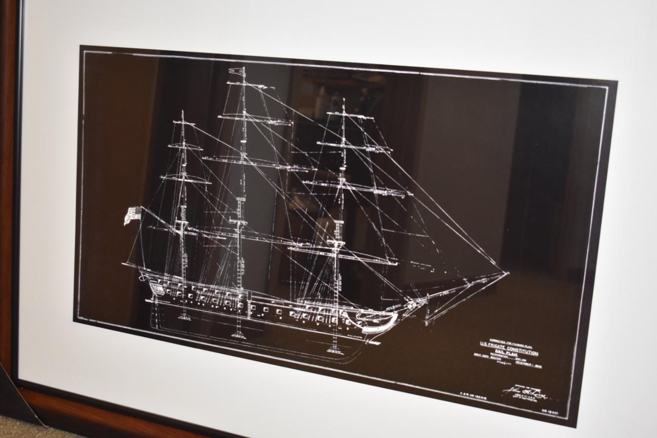 **USS Constitution Print (1929 Repair Plan)** | Powered by Givergy