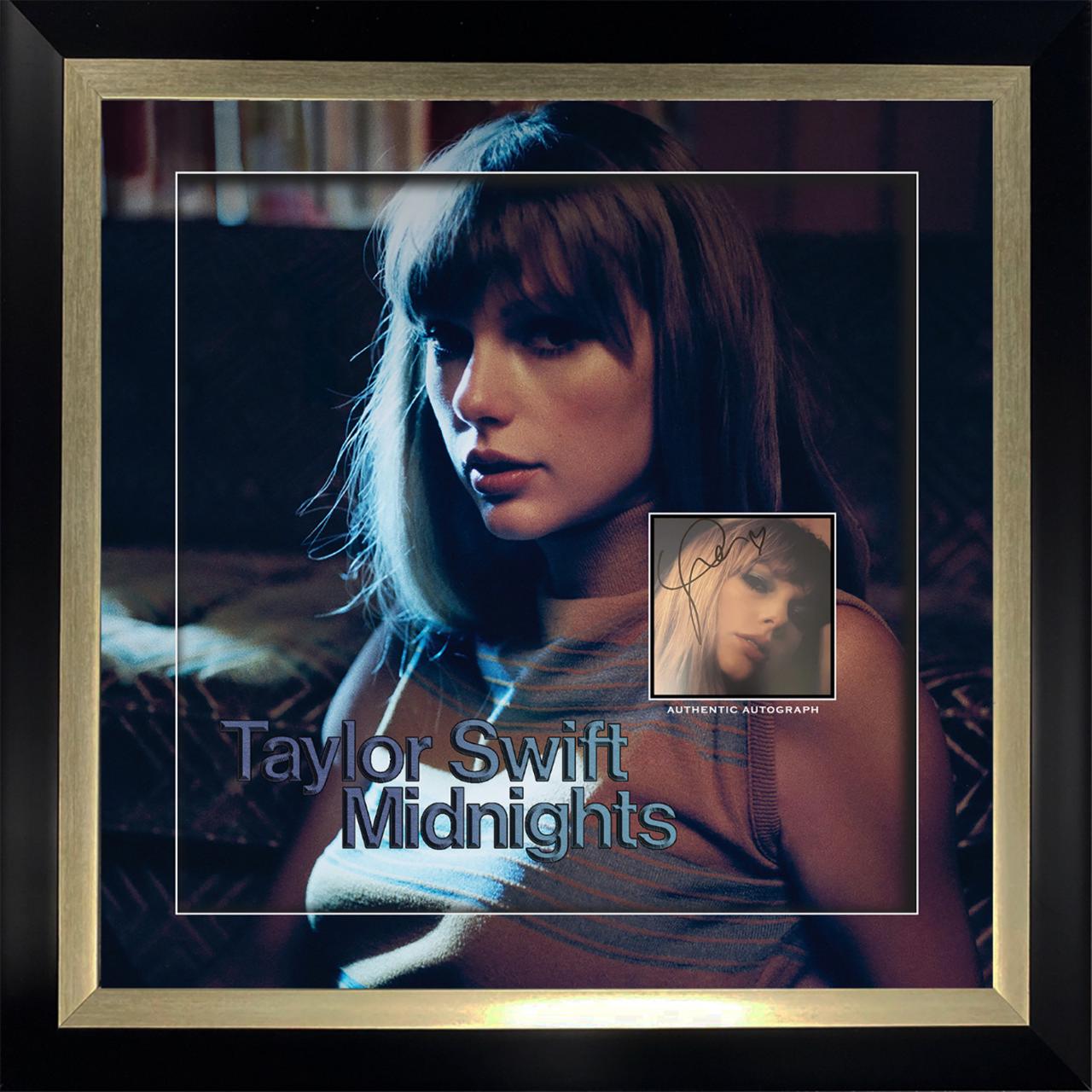 Taylor Swift Signed Custom Framed CD Collage | Powered by Givergy