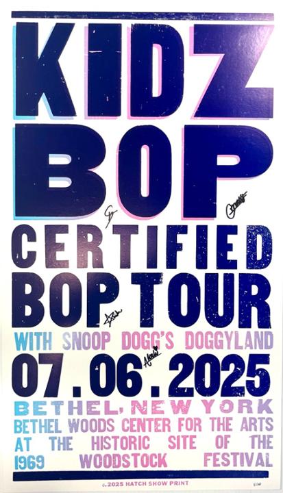 Kidz Bop Signed Poster | Powered by Givergy