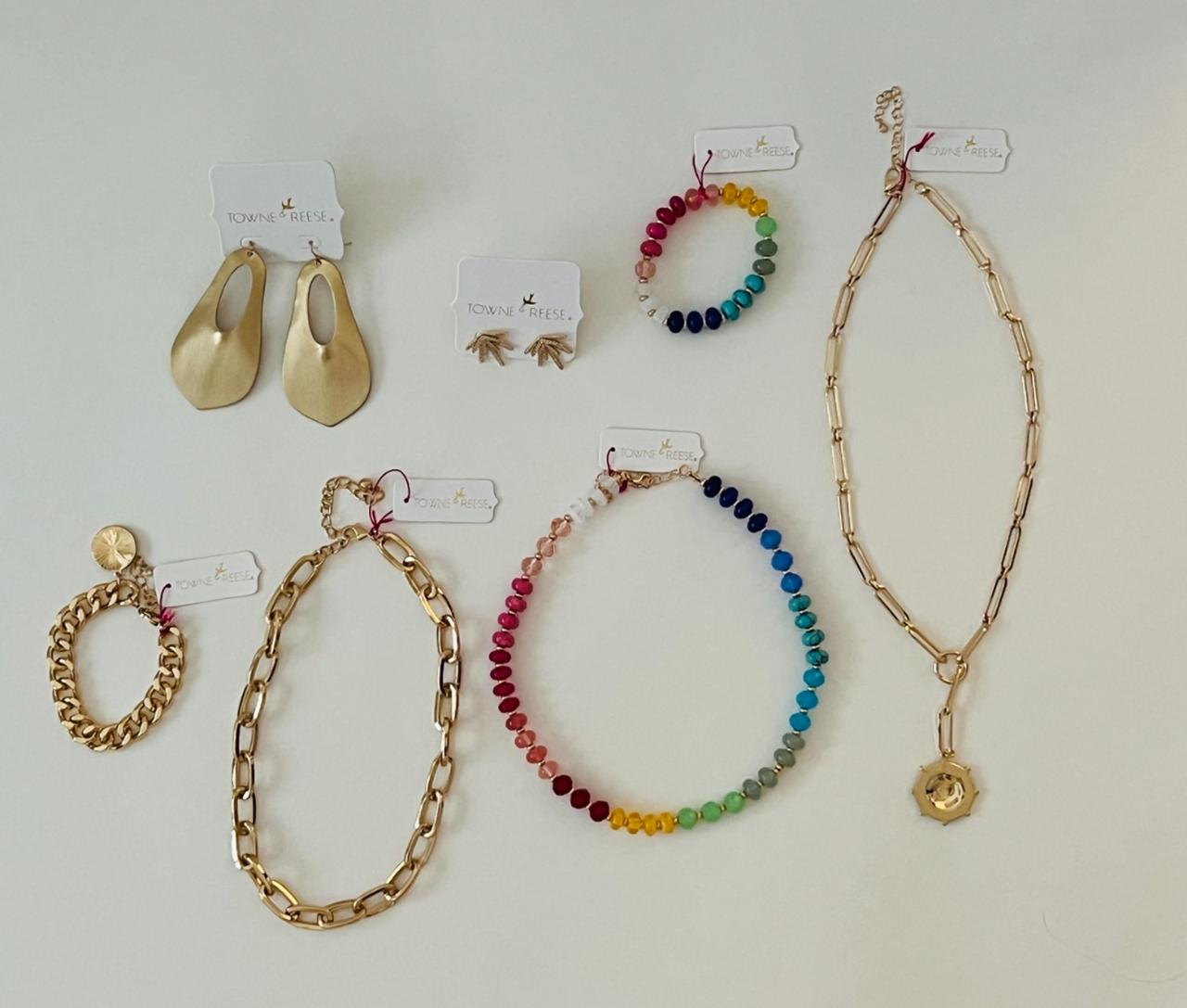 Towne & Reese Gold and Stone Jewelry set | Powered by Givergy