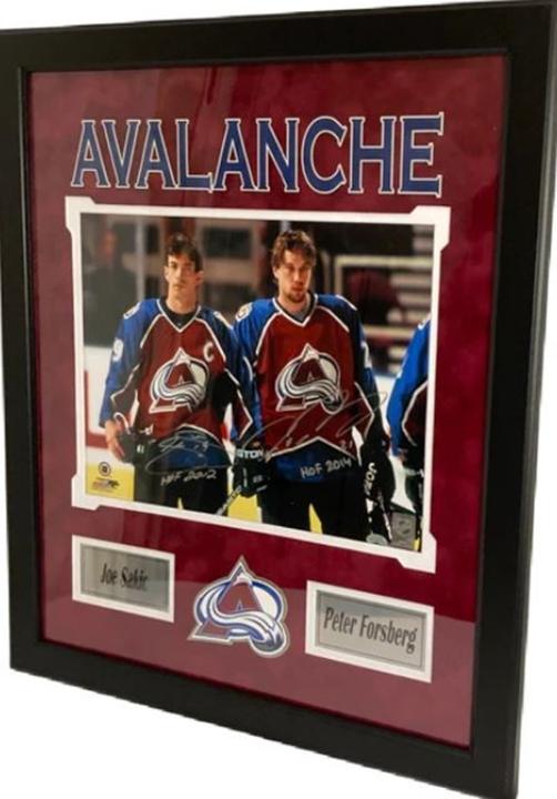Joe Sakic & Peter Forsberg Signed 11x14 Photo | Powered by Givergy