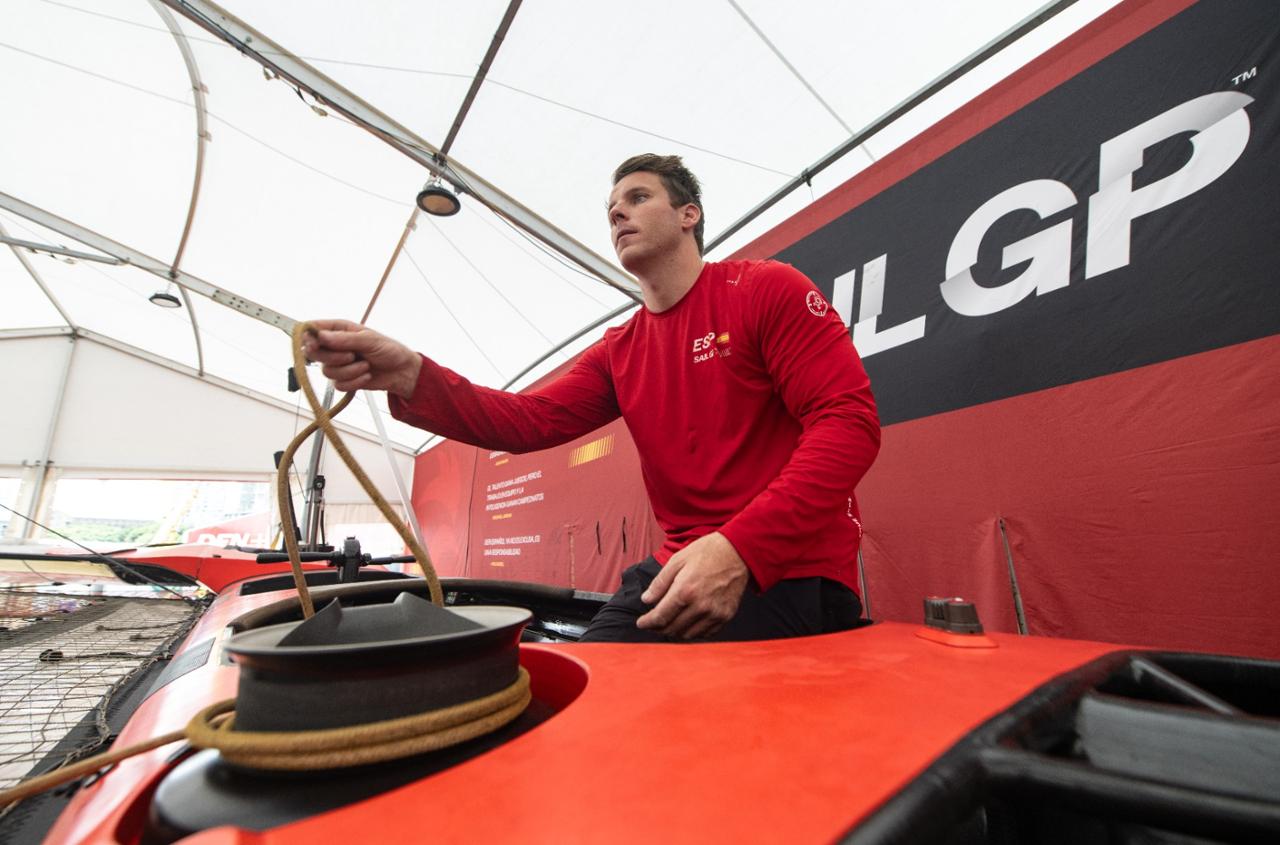 Signed Spain SailGP Team t-shirt | Powered by Givergy